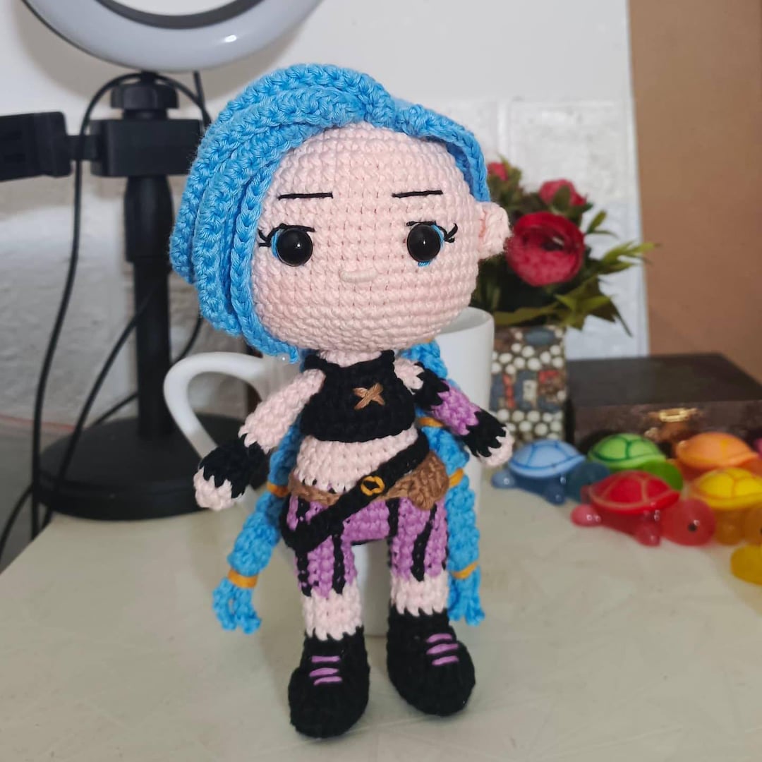 Arcane Doll, Jinx Crochet, Jinx & Gwen Plushies, LOL Plush Doll ...
