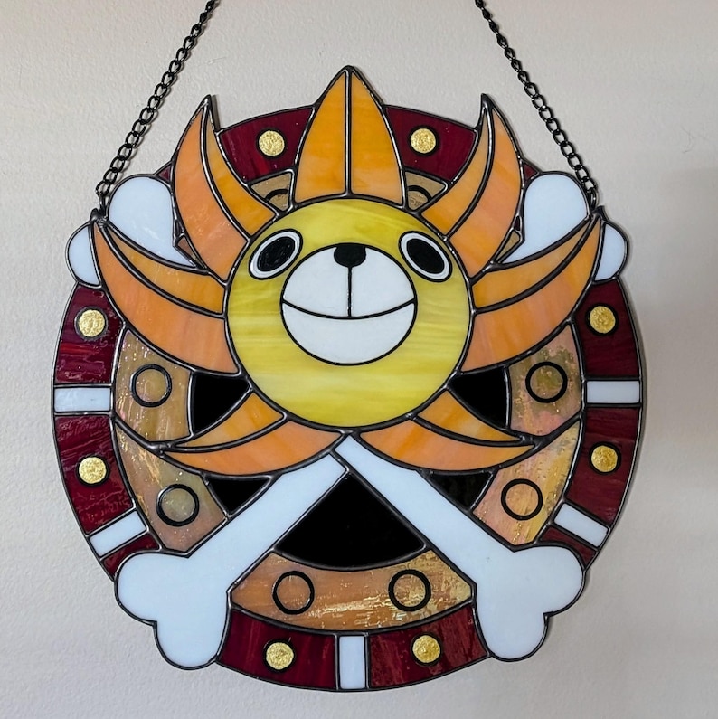Thousand Sunny Stained Glass Pattern One Piece Instant Download Hobby ...