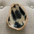 The Addy Low Tides Design Oyster Trinket/ring Dish in a Cream & Black ...