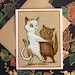Dancing Cats Card - Etsy