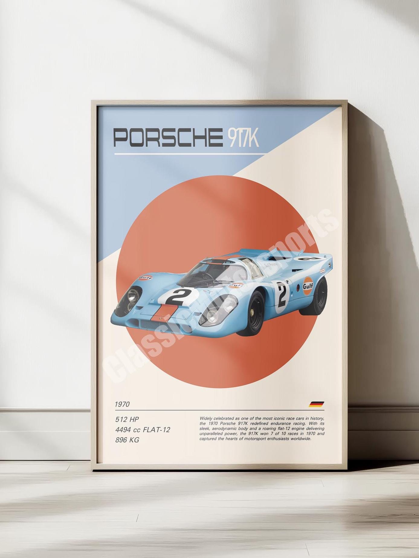 Porsche 917K Poster Digital Download - Etsy