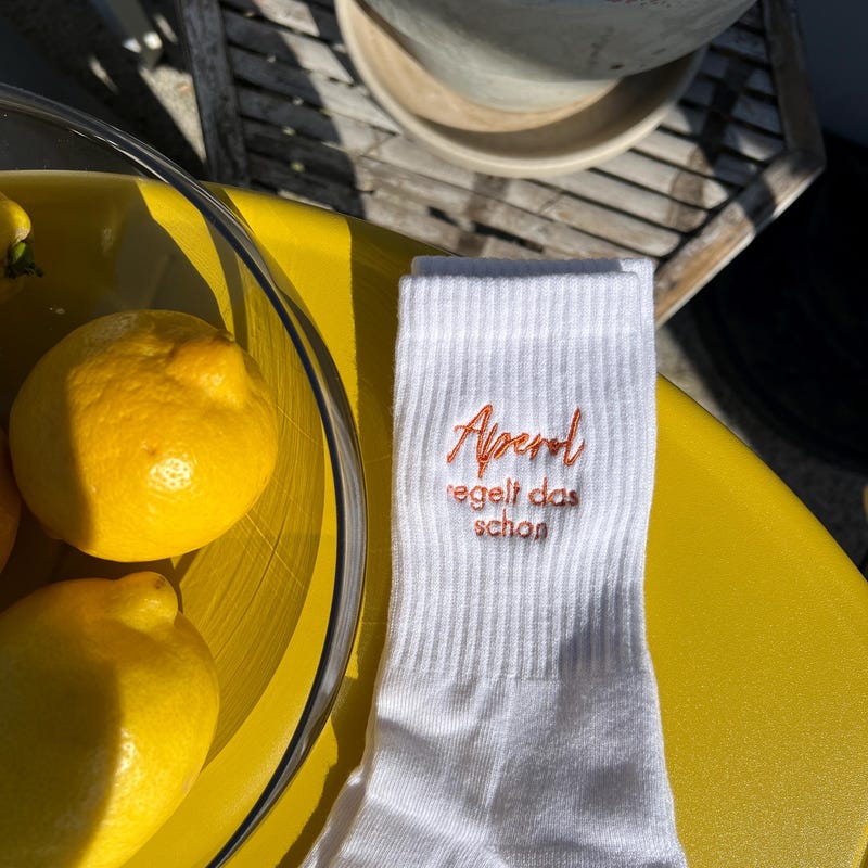 Aperol spritz socken - Etsy.de