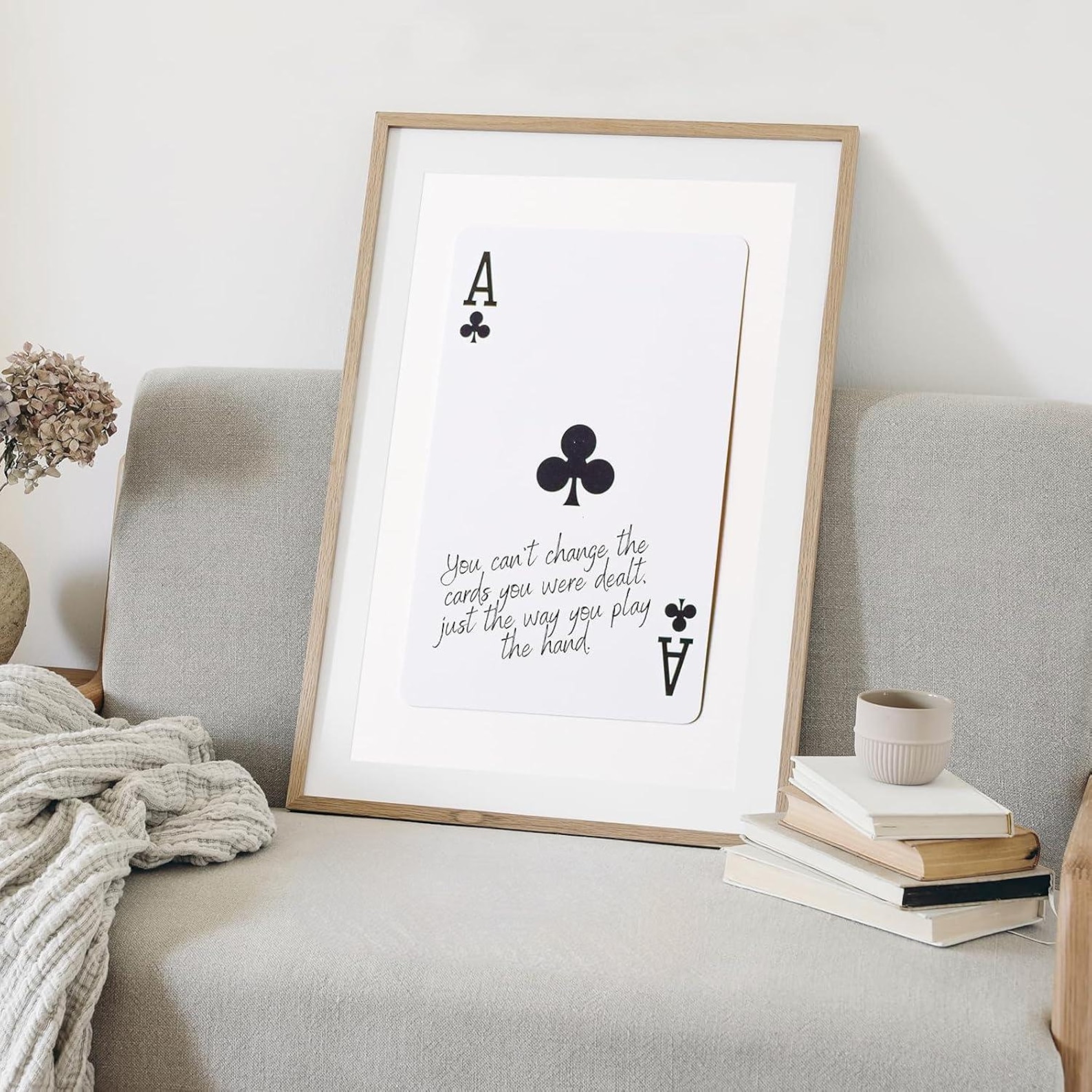 Ace of Clubs Inspirational Digital Print Poster - Etsy