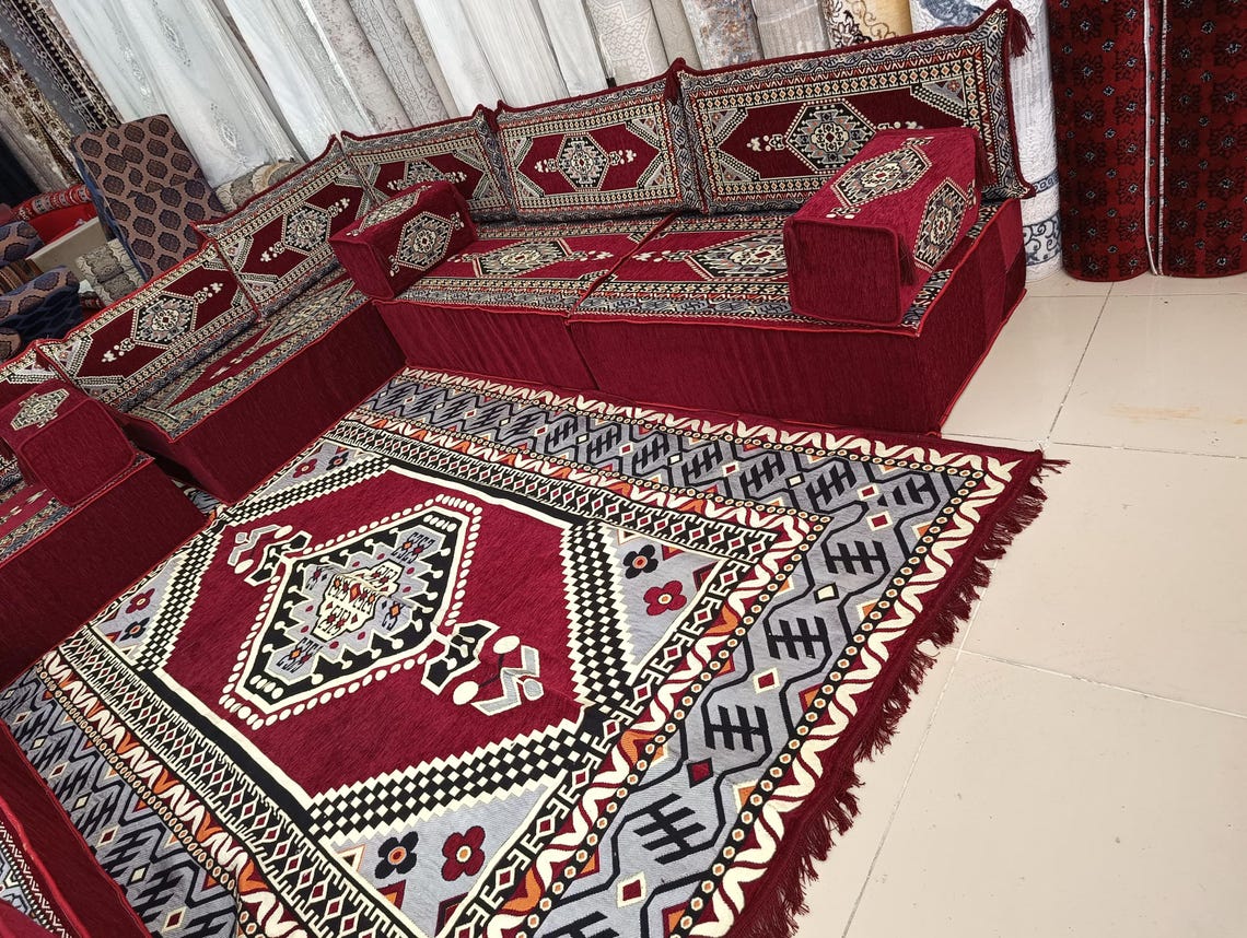 Arabic MAJLIS, Floor Cushion, Modern Armchair, Home Furniture, Home ...