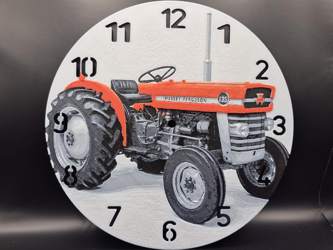 Massey Ferguson 135 Tractor - 3d Printed Clock - Etsy UK