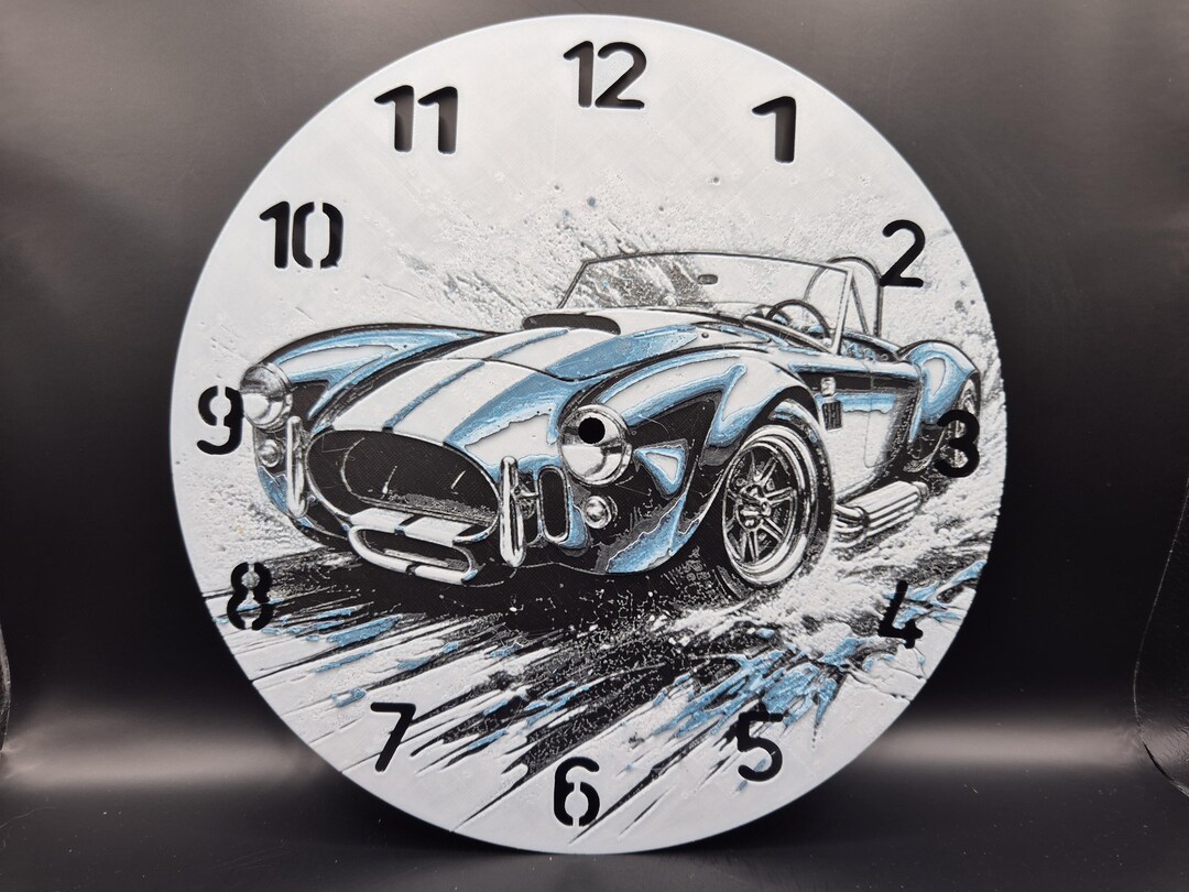 Shelby Cobra - 3d Printed Clock - Etsy