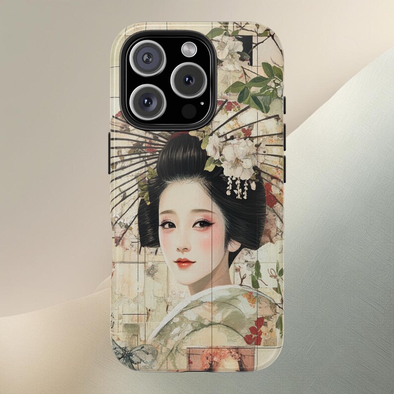 Japanese Geisha Aesthetic Collage Cover for Iphones Samsungs Galaxy ...