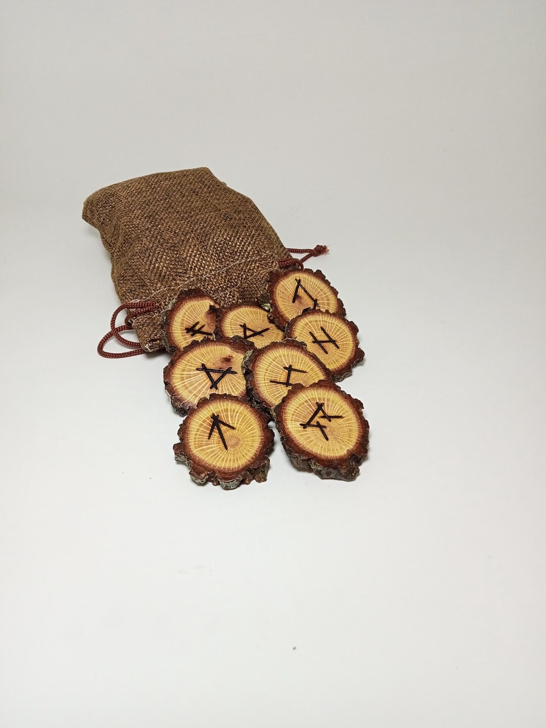 Silky Oak Rune Set - Etsy