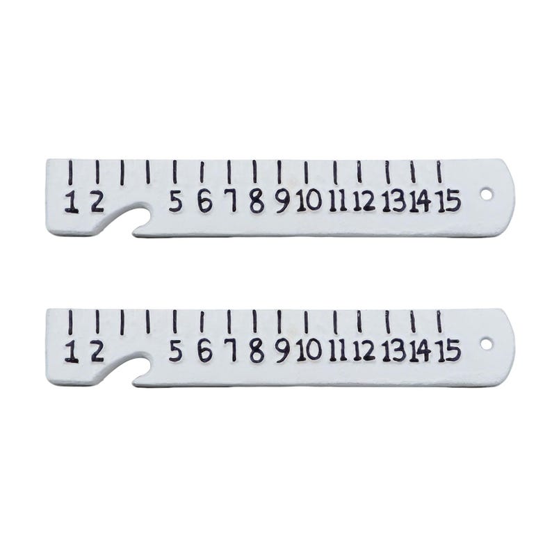 Hand-painted Cast Iron Bottle Opener - Ruler Design - Set of 2 - Etsy