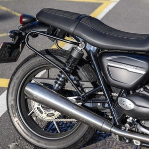 Triumph Street Twin 900 Pannier Rack (PAIR) CHROME - Etsy