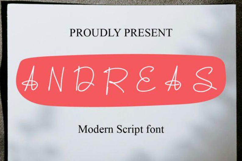 Andreas Font - Etsy