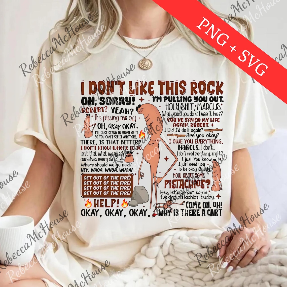 I Dont Like This Rock Png, Funny Marcus Robert Quote Svg, Marcus the ...
