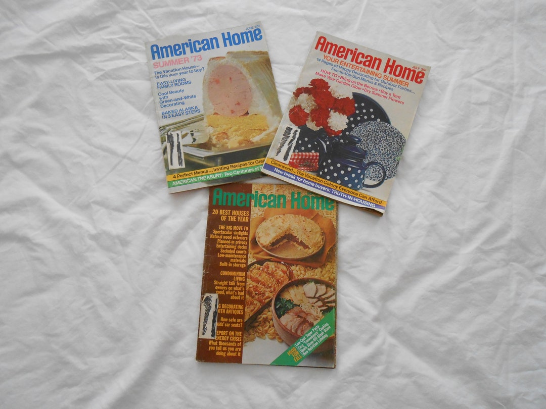 Rare American Home Magazines Set of 3 Magazines June July & September ...