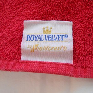 Beautiful Royal Velvet by Fieldcrest Bath Towel Combed Cotton Face ...