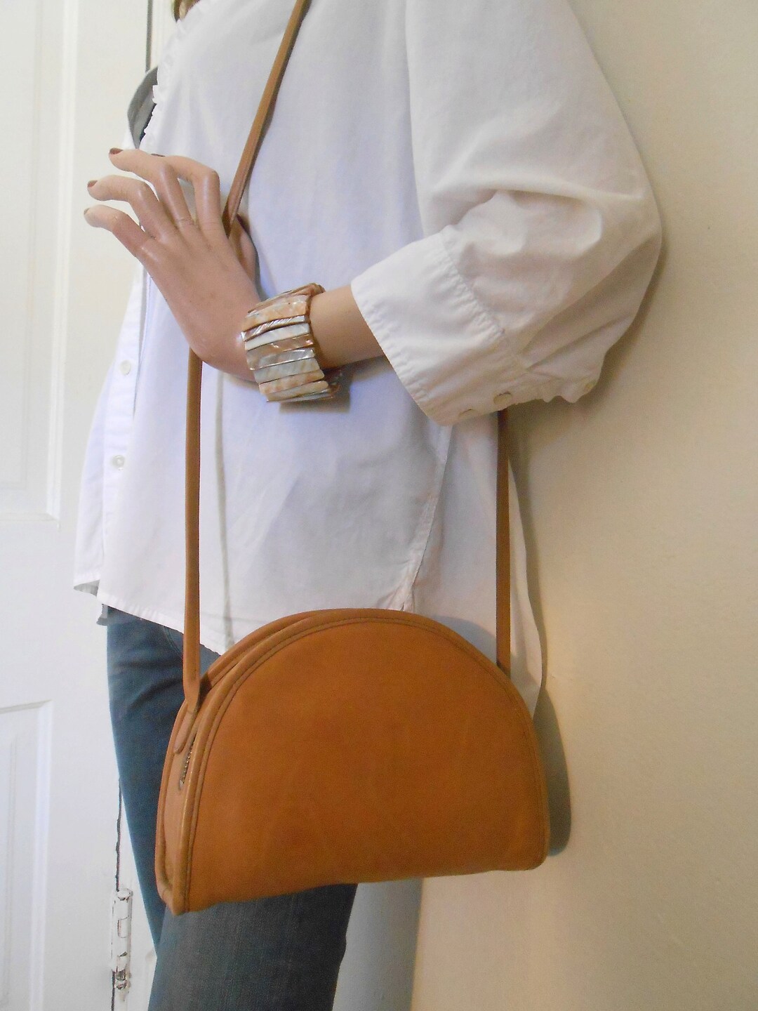 Authentic Rare Coach Leatherware Small Kimble "taco" Shoulder Bag ...