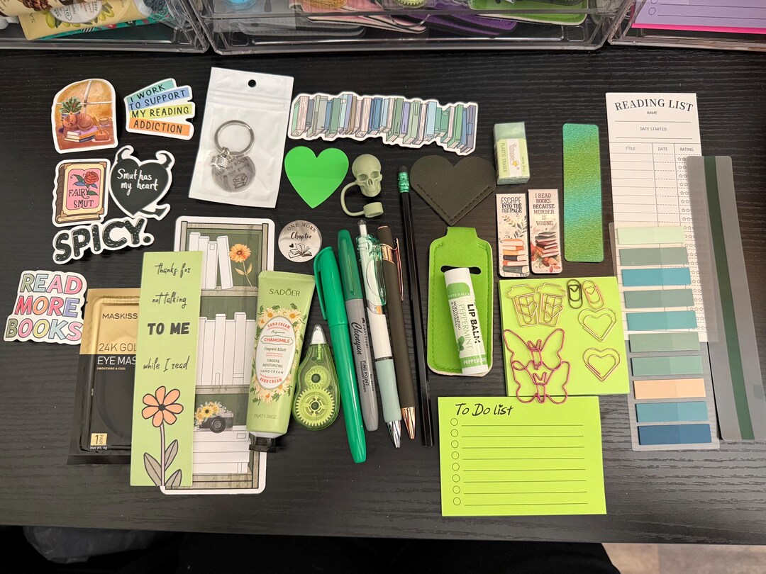 30 Items Mystery Bookish Bundle, Book Accessories Included, Surprise ...