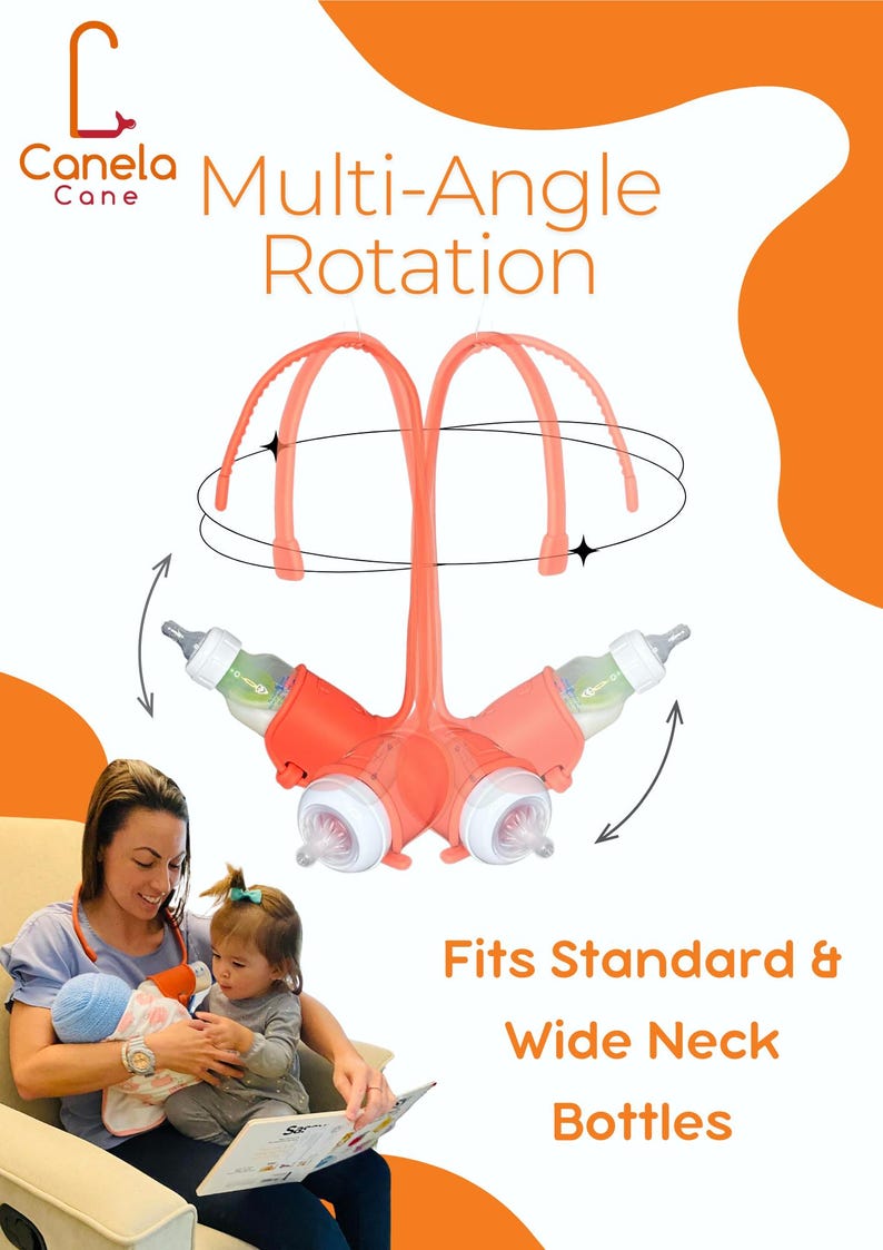 Hands-free Baby Feeding, Multitask While Bottle Feeding, Canela Cane ...