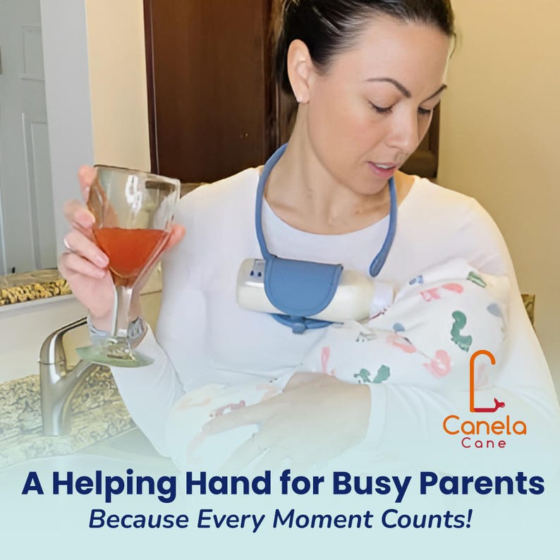 Hands-free Baby Feeding, Multitask While Bottle Feeding, Canela Cane ...