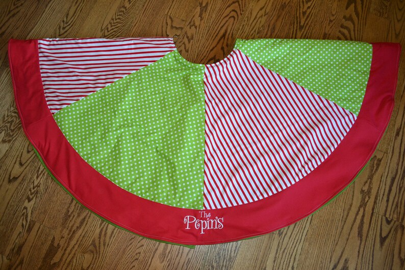 Personalized Christmas Tree Skirt Made to Match Your Christmas ...