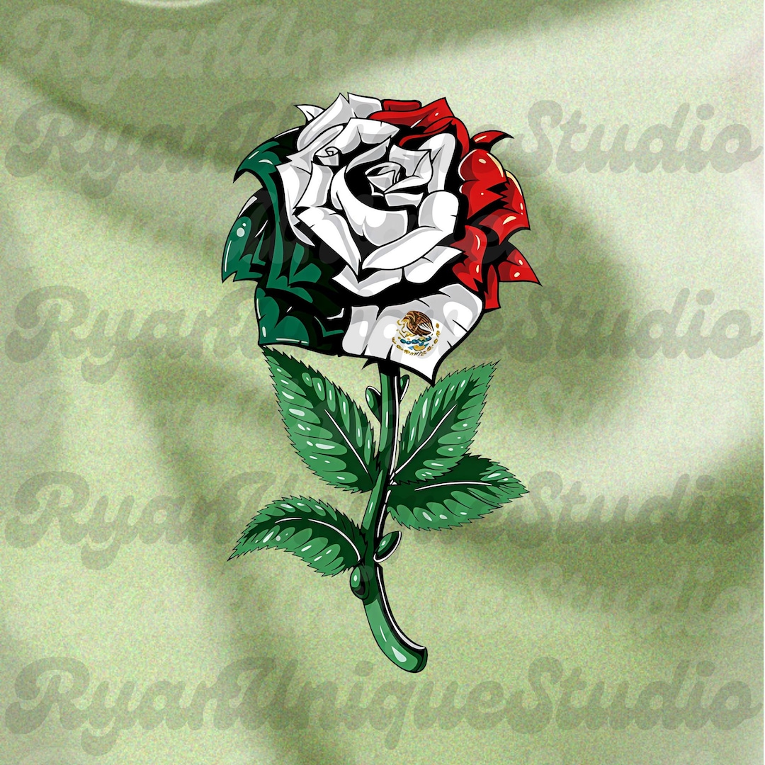 Mexican Rose Mexico Flag Mexican Png, Mexicana Rose Digital Download ...