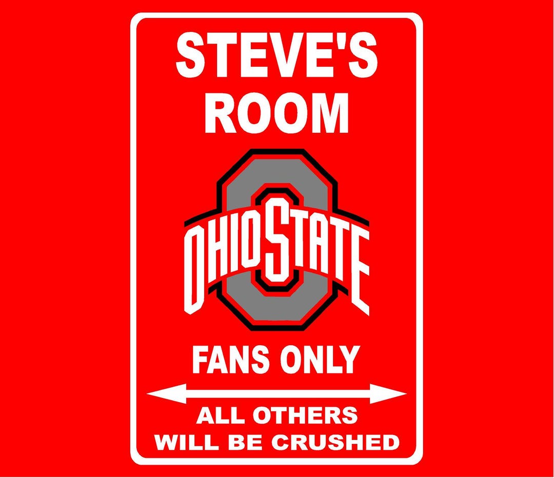 Ohio State Personalized Metal Sign 8"x12" or 12"x18" - Etsy