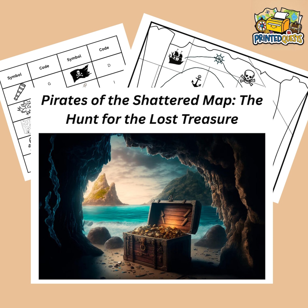 Pirates of the Shattered Map: Printable Treasure Hunt for Kids. Watch ...