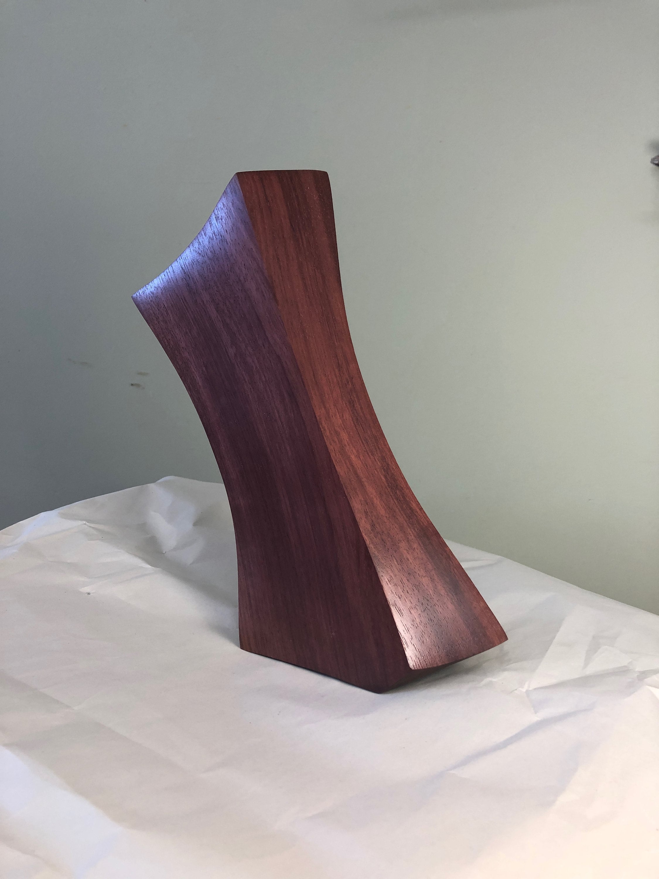 Abstract art wood carving wood sculpture table art