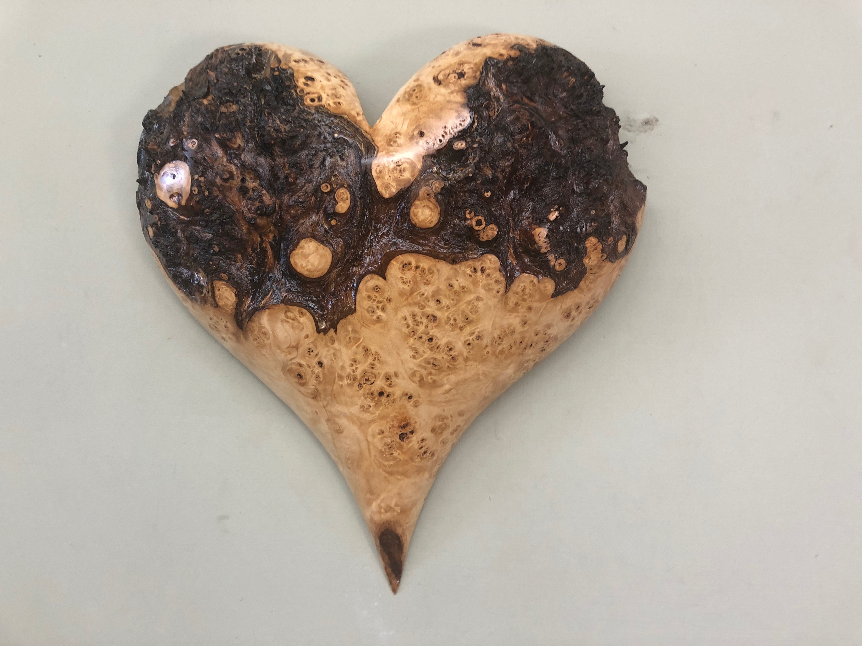 Heart art wood carving be my Valentines Day gift present