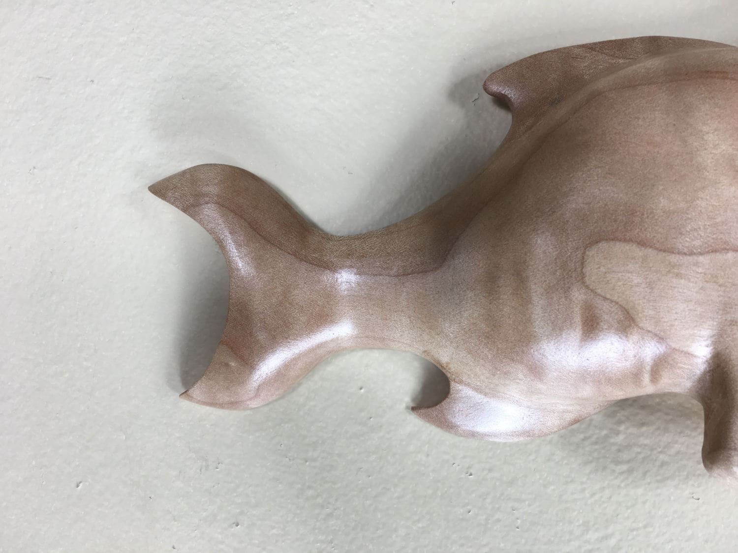 Whimsical fish wood sculpture fish carving art fishing Gift