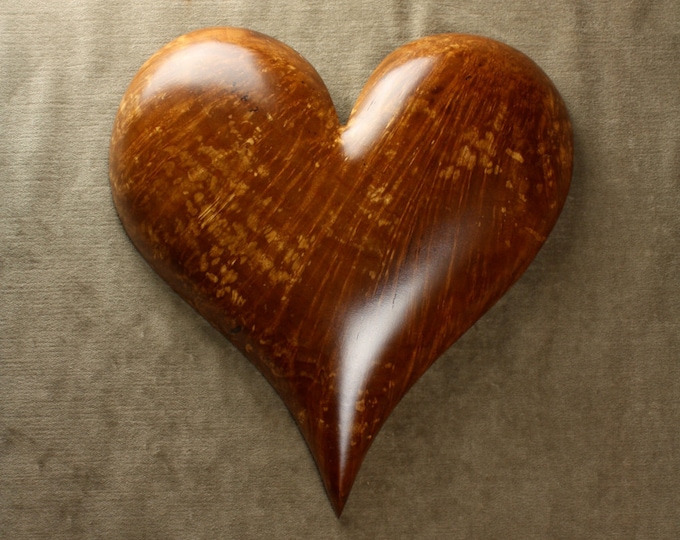 Heart Wood Carving Personalized Wedding Gift for Bride Ooak - Etsy