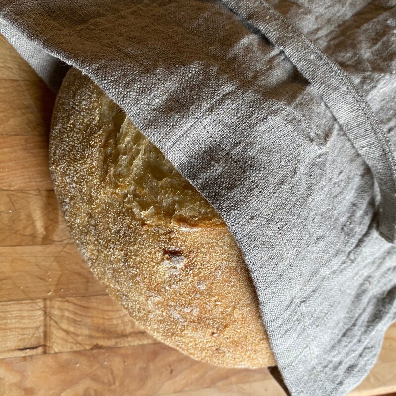 Linen Bread Bag - Etsy