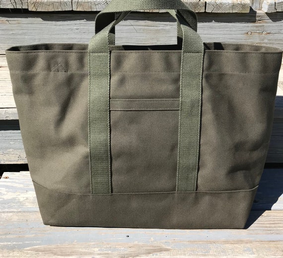 Large Canvas Tote Bag | Etsy