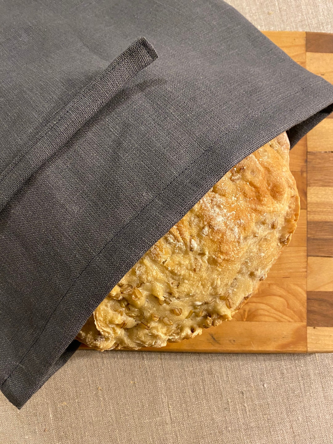 Bread Bag, Linen for Round Loaf - Etsy