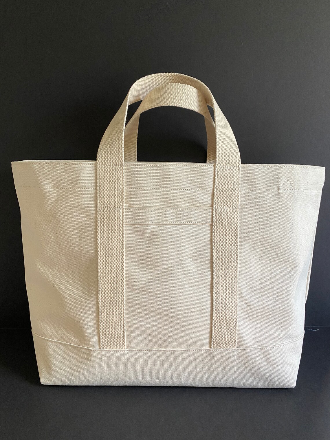 Large Canvas Tote Bag - Etsy