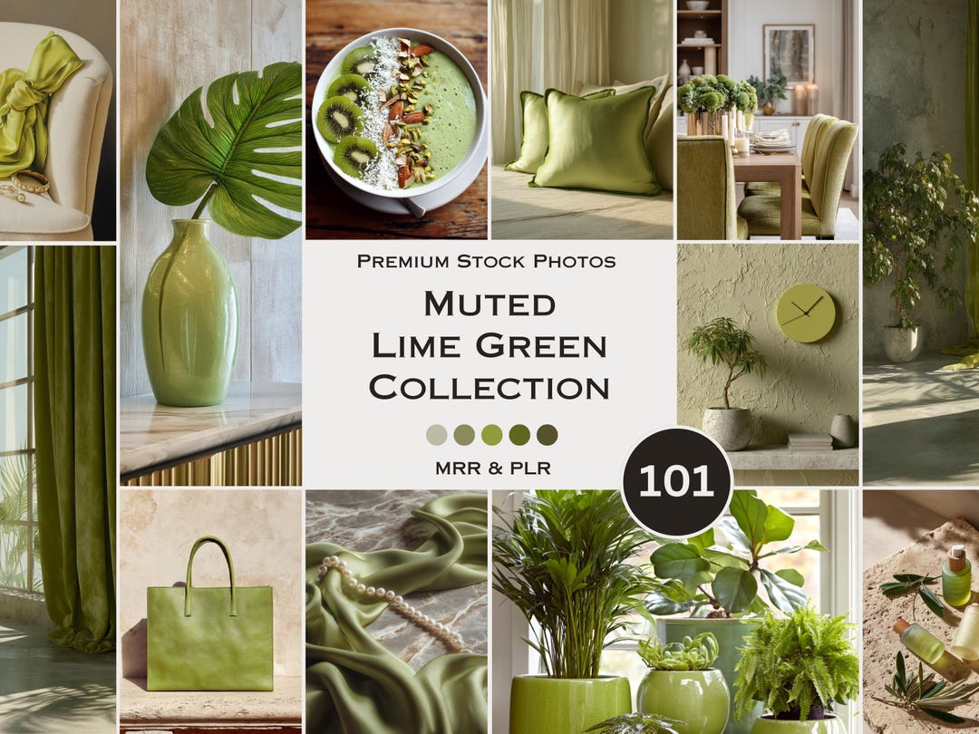 Muted Lime Green Stock Photos Travel Editorial Modern Aesthetic Photos ...