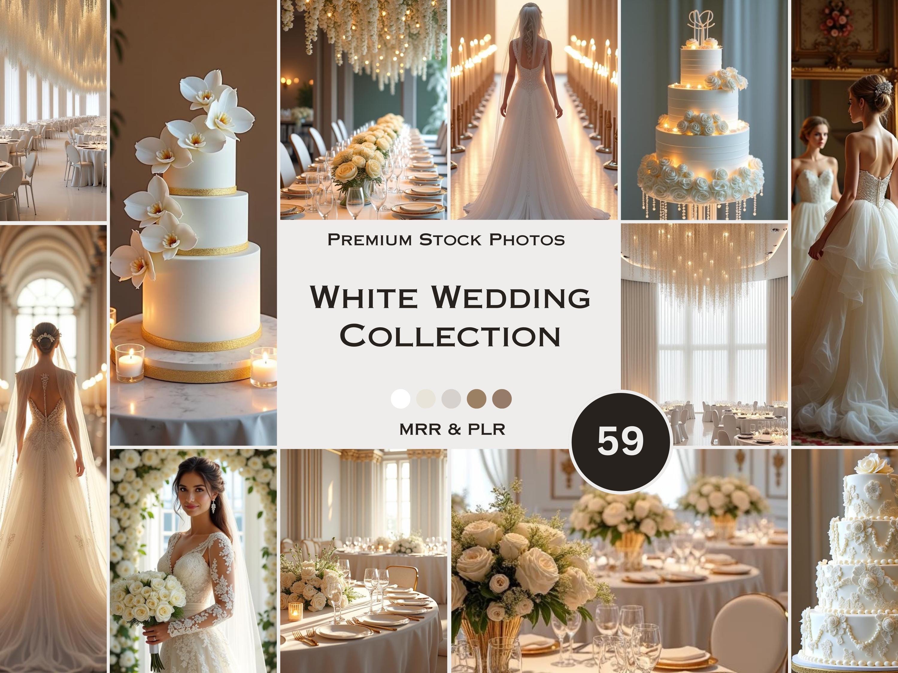 White Wedding Stock Photos Bridal Bride Wedding Marriage Venue Love ...
