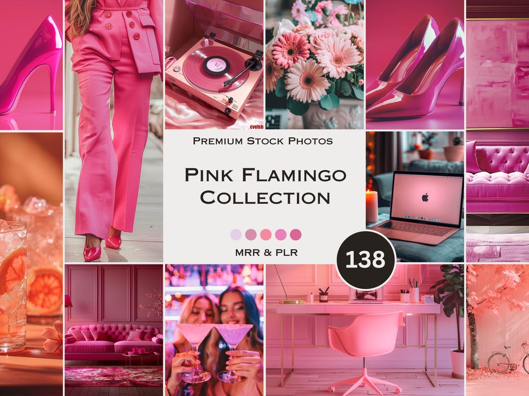 Pink Flamingo Stock Photos Pink Rose Bright Aesthetic Photos Faceless ...