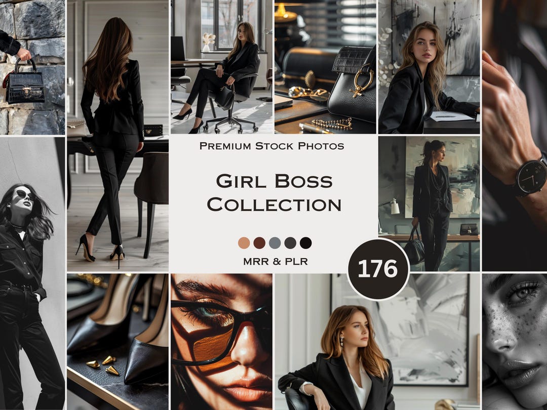 Girl Boss Stock Photos Girl Business Luxury Dark Office Aesthetic ...