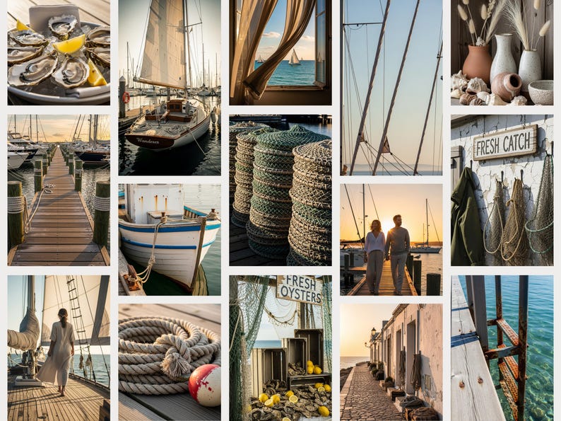 Harbor Living Stock Photos Ocean Marina Sail Boat Sea Life Aesthetic ...