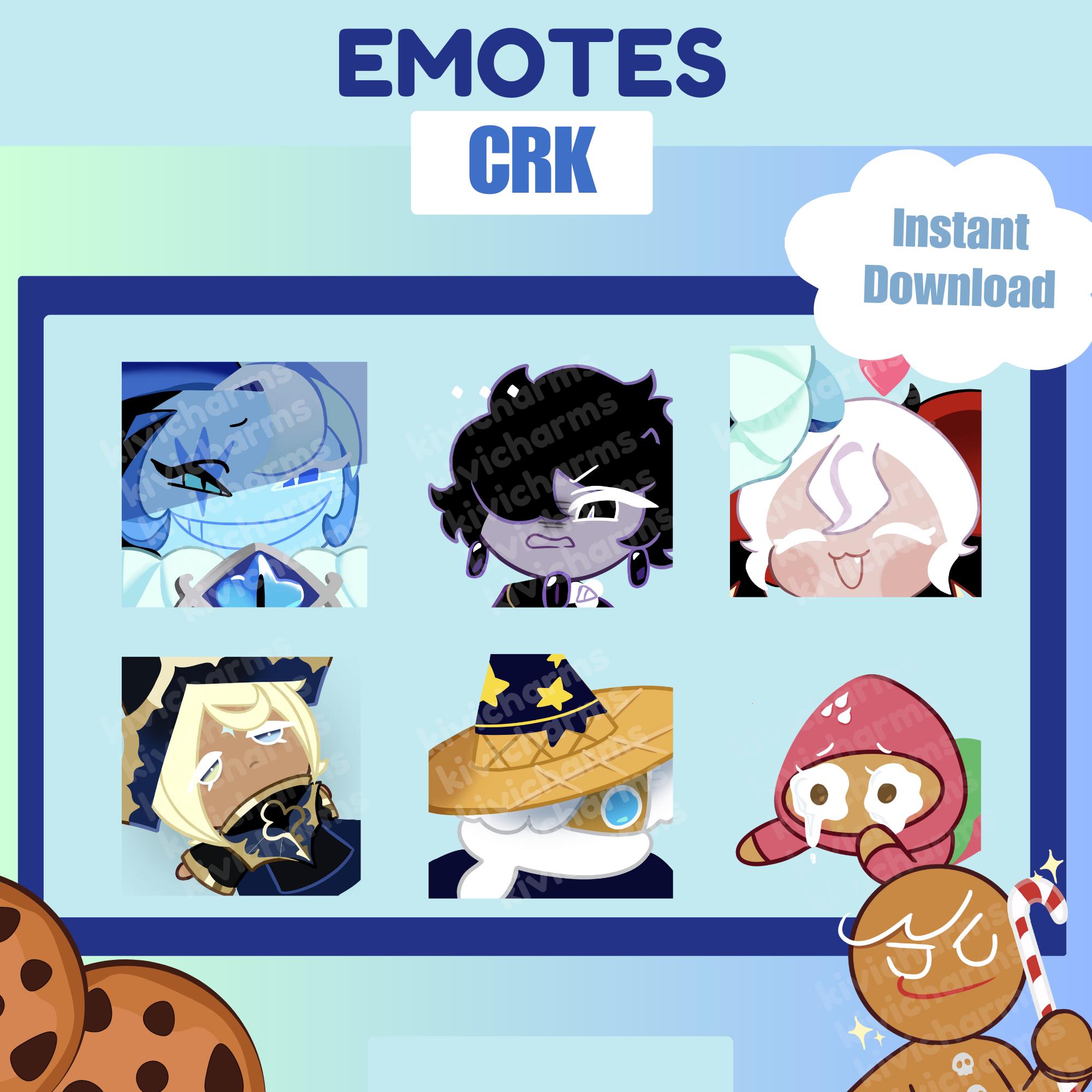 Crk Mini Emote Pack | 7 Emotes for Personal Use | Fun Emotes - Etsy