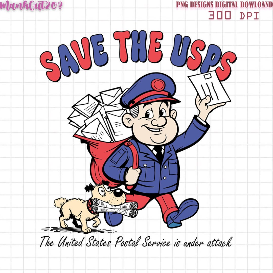 Save the USPS US Postal Service Png, Protect the Usps Png, Save USPS ...