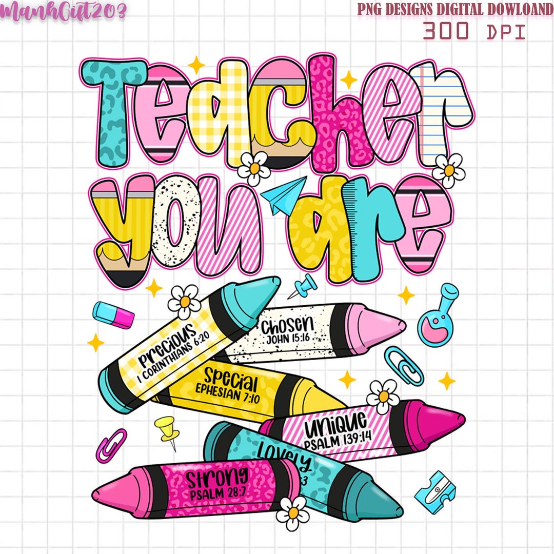 Christian Teacher Png, Teacher You Are Png, Teacher Mom Png, Bible ...