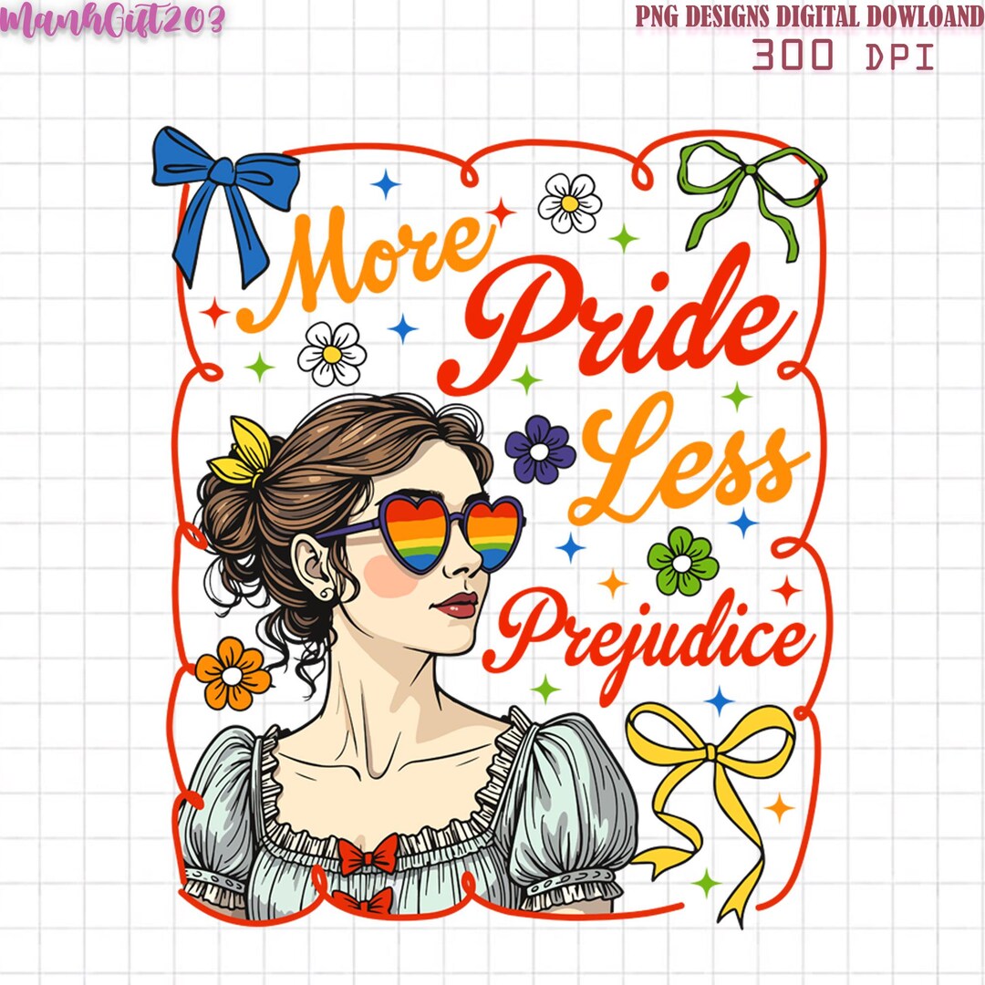More Pride Less Prejudice Png, LGBTQ Png, Proud Ally Png, Pride Month ...
