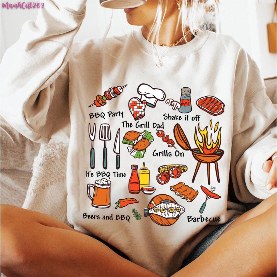 Barbecue Dad Png,chillin' and Grilling Png,father Png,dad Png,father's ...