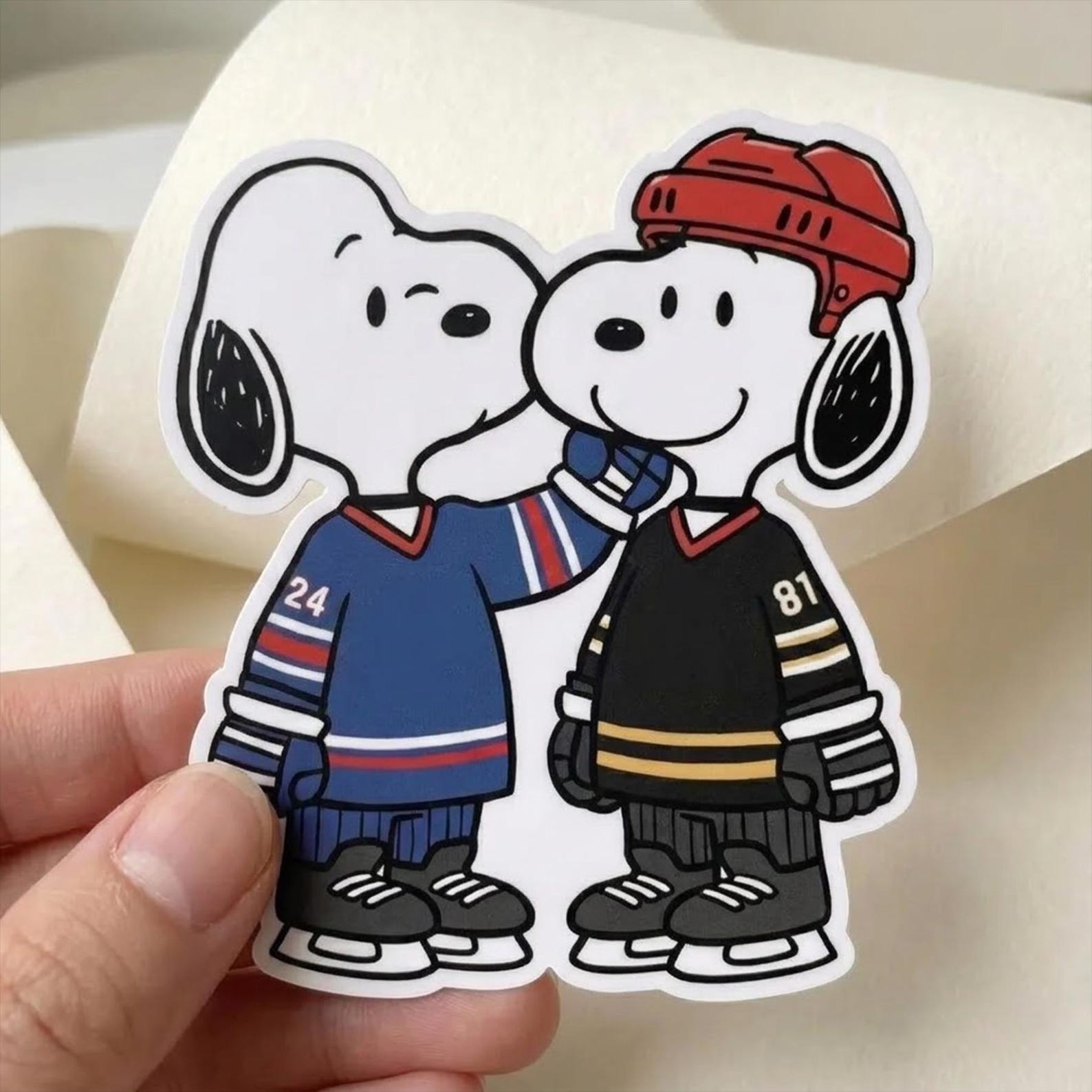 Hollanov Beagle Puppy Heated Rivalry Inspired Sticker, Hockey Romance ...
