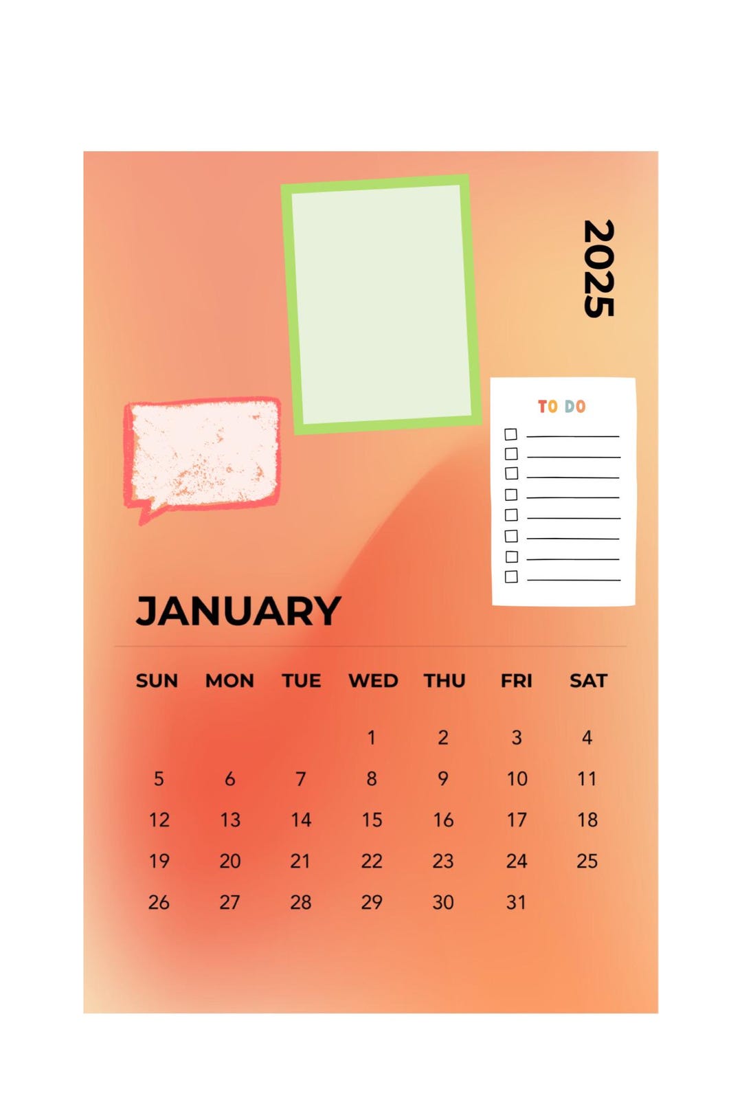 Colored Space Themed Calendar and Planner - Etsy