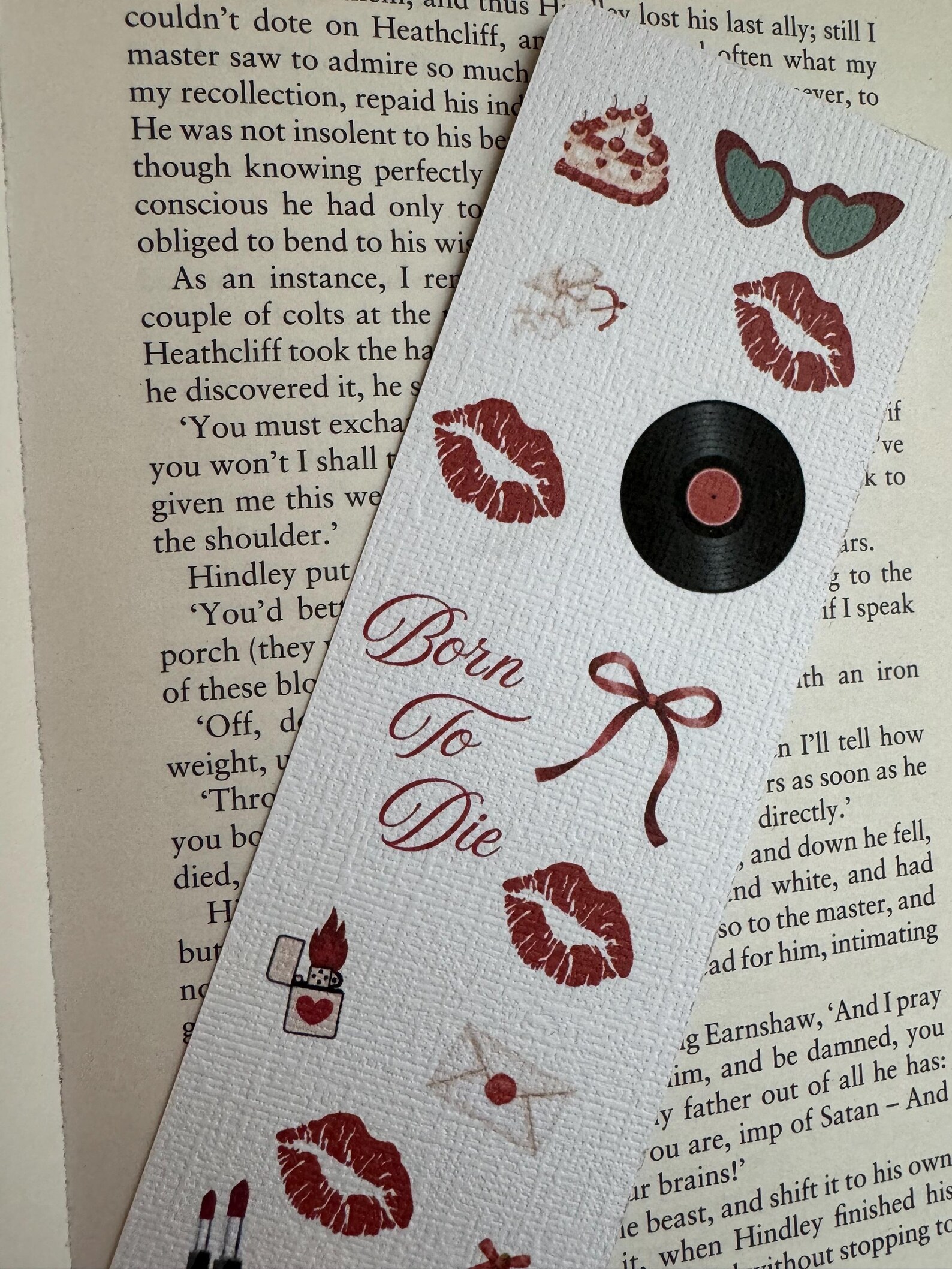 Born to Die Lana Del Rey Inspired Bookmark Blue Book Lover Bookmark ...