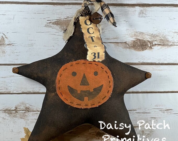 Halloween Star ~ Primitive Halloween ~ Oct. 31st ~ Halloween Decor ...