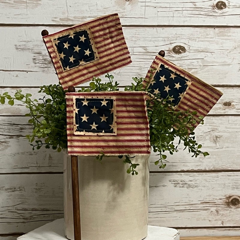 Primitive Flag - Etsy