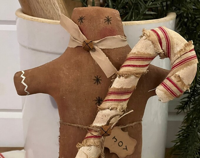 Primitive Gingerbread Men ~ Gingerbread Tuck ~ Farmhouse Primitive ...
